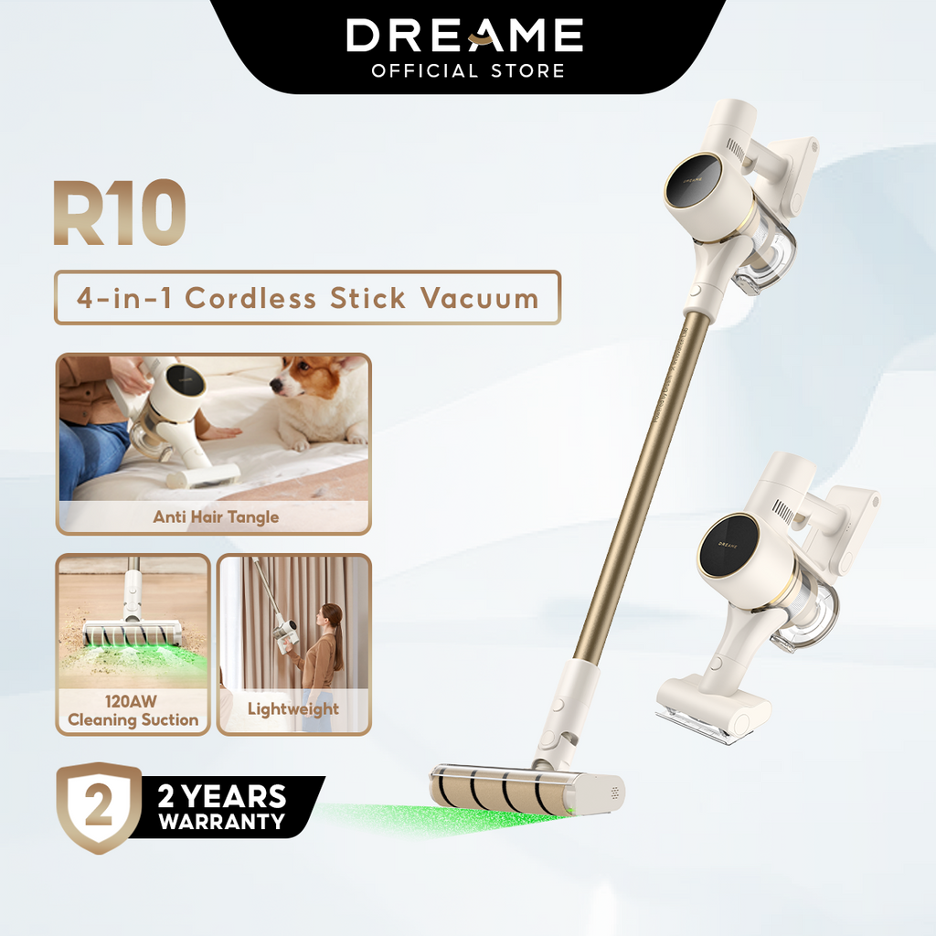 Dreame R10 Cordless Stick Vacuum LED Light 60 mins Runtime Anti Hair T – Dreame Philippines